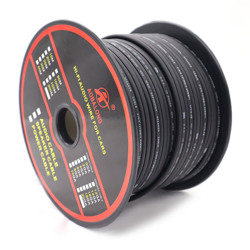 Pure Copper Car Audio Hi-Fi Speaker Cable OFC 12GA... – Vicedeal