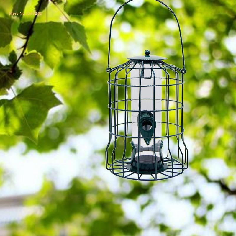 B0KC Hanging Bird Feeder with Perch and Multiple F... – Grandado