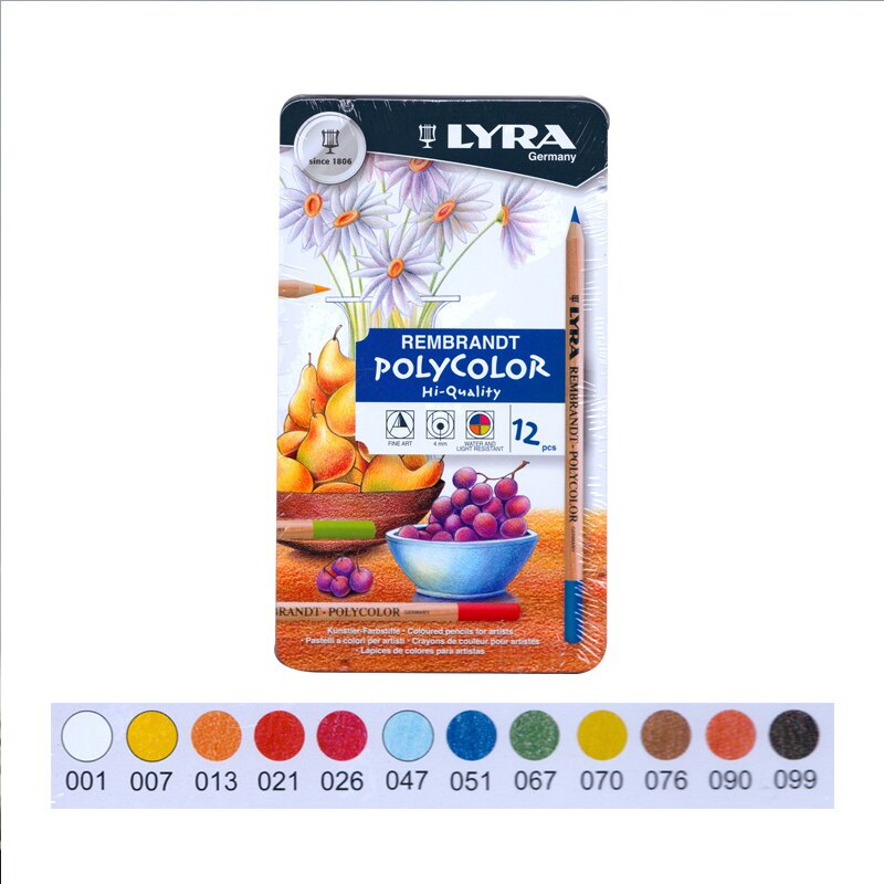 LYRA REMBRANDT POLYCOLOR Oily Colored Pencils 12/2... – Grandado