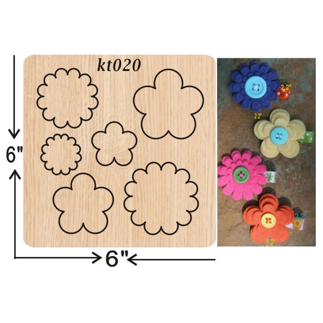 Hand-assembled flowers cutting dies die cut &woode... – Grandado