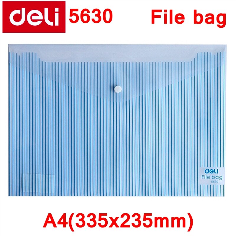 50PCS/LOT Deli 5630 File bag File pocket with butt... – Vicedeal