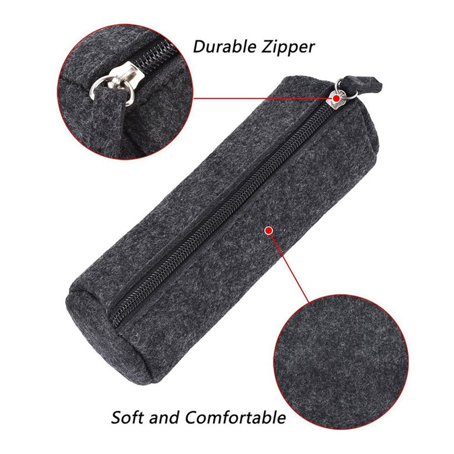 3Pcs 3 Stijl Voelde Pen Etui Tas Zakjes Houders Vo... – Grandado