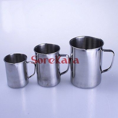 Stainless Steel 1000ml Milk Cup Graduated Liquid M... – Grandado