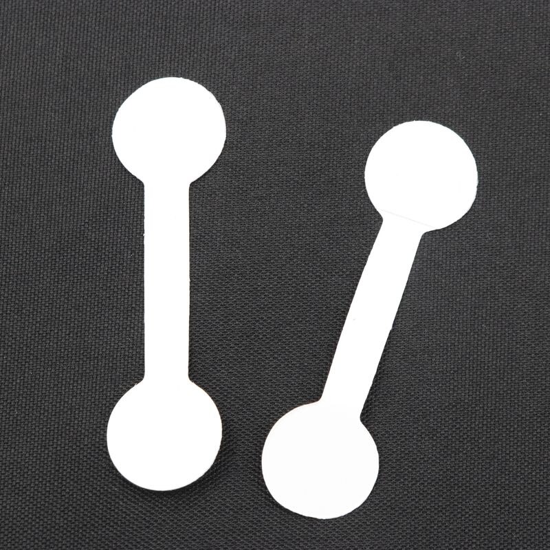 50/100 pcs White Round Square Heads Blank Price Ta... – Vicedeal