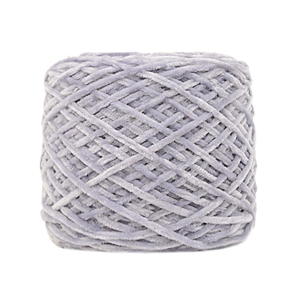 Gold Velvet Yarn Roving Scarf Knit Wool Yarn Thick... – Grandado