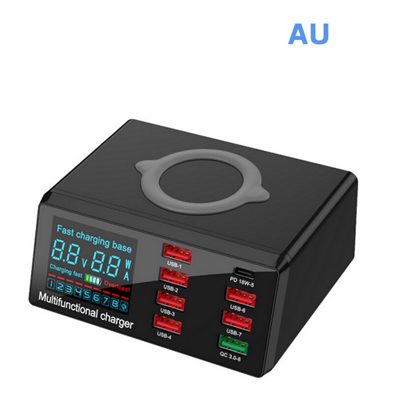 100W Multi USB Charger Station PD 20W Quick Charge... – Grandado