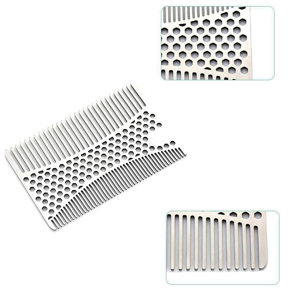 Stainless Steel Beard Comb Anti-static Mustache Br... – Grandado