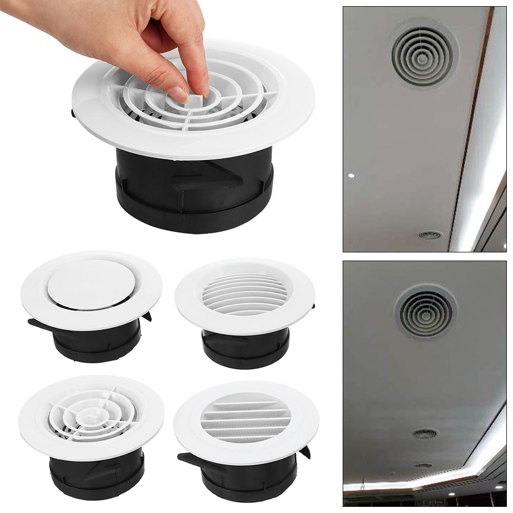 4 Types White Air Vent Extract Valve Grille Air Ci... – Grandado