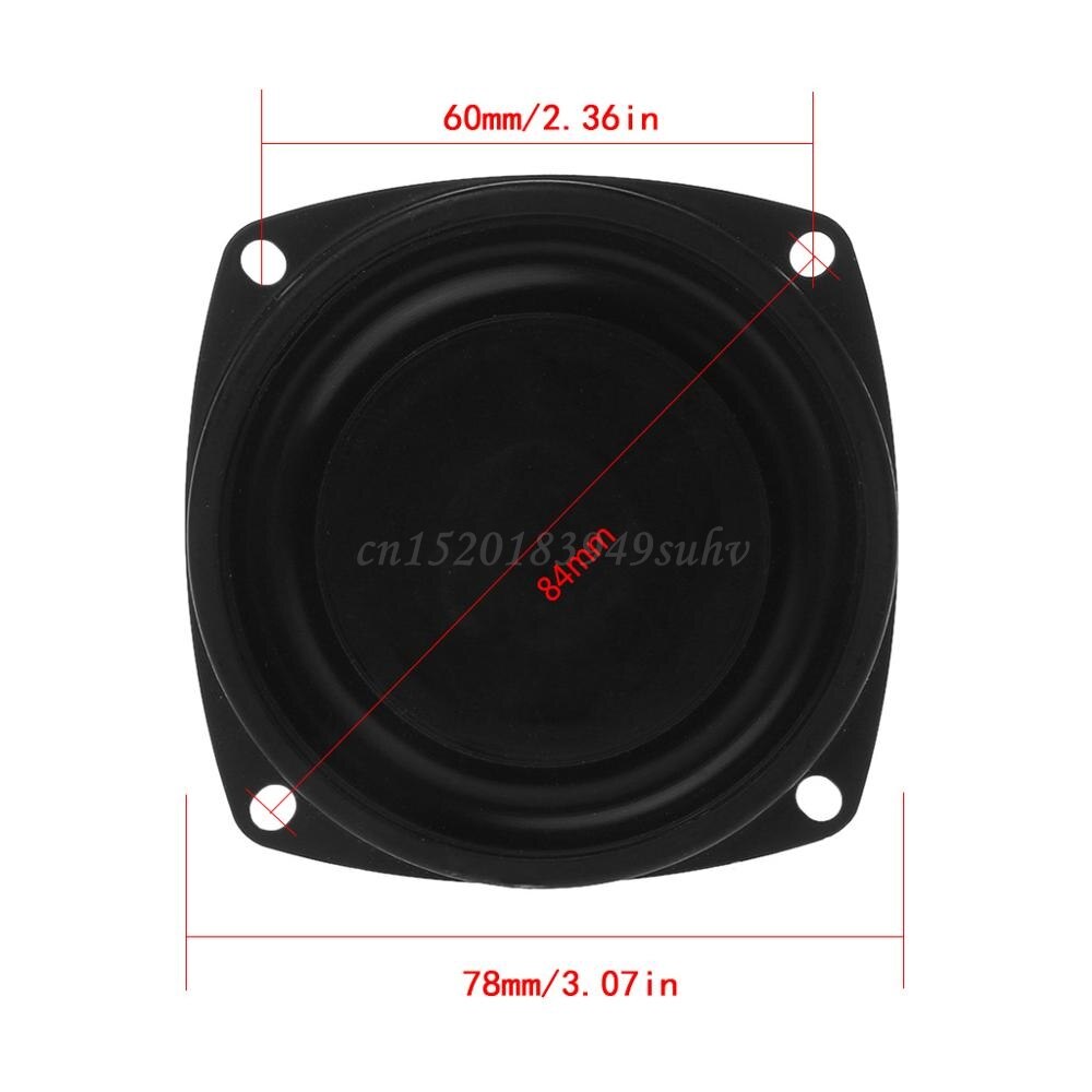 2PCS Woofer Radiator Bass Passive Speaker 3" Low F... – Grandado