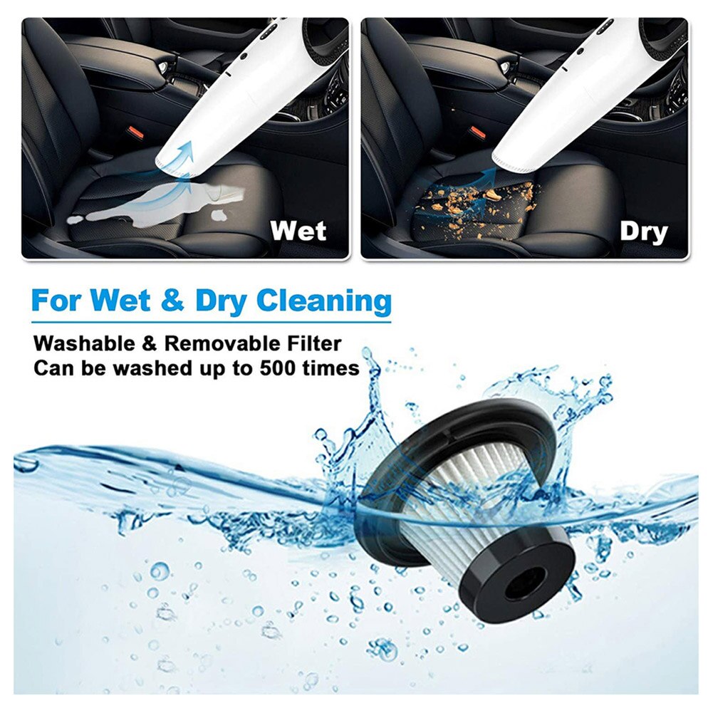 120W 12V Mini aspirateur de voiture Mini aspirateu... – Grandado