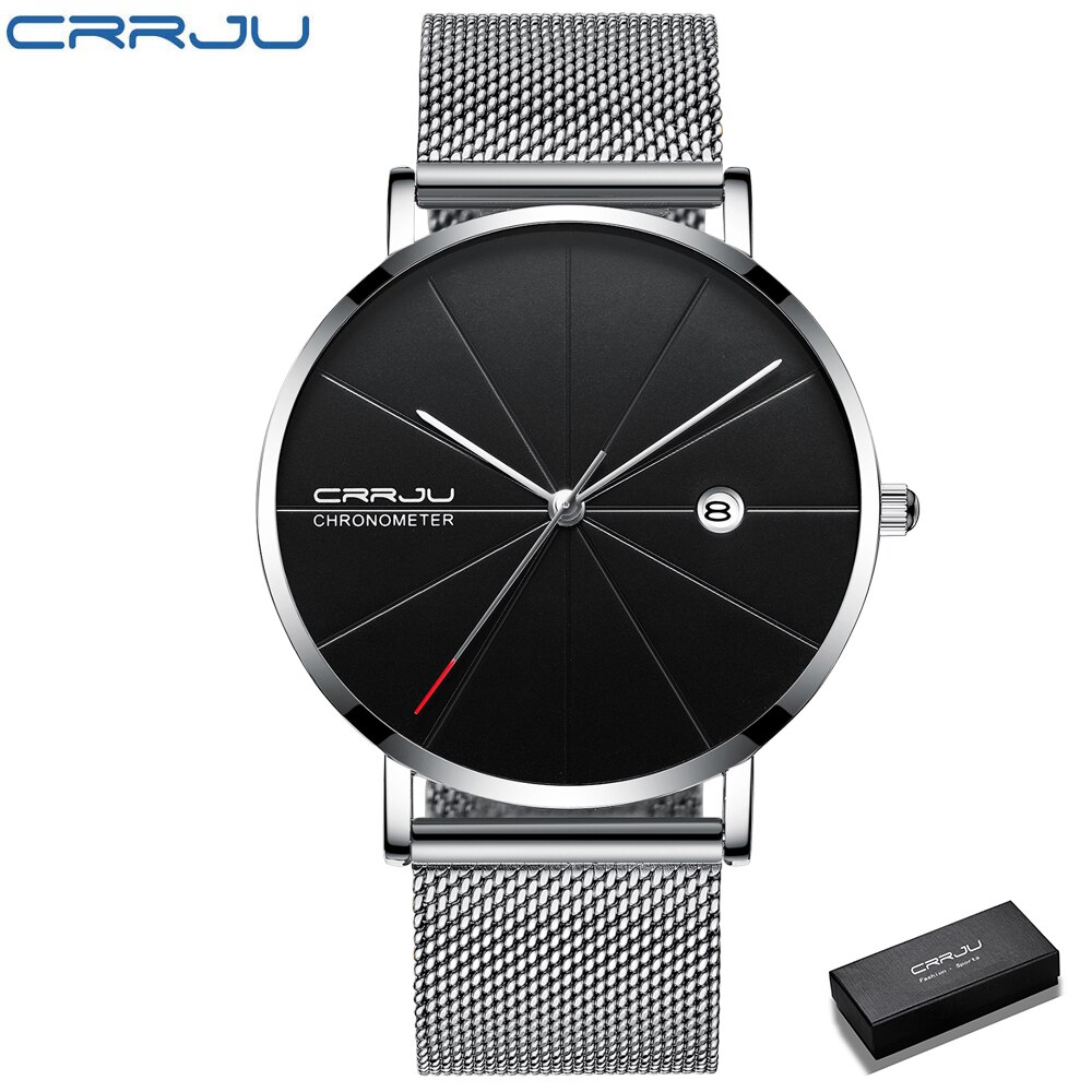 CRRJU Watches for Men Rose Gold Gentleman Business... – Grandado