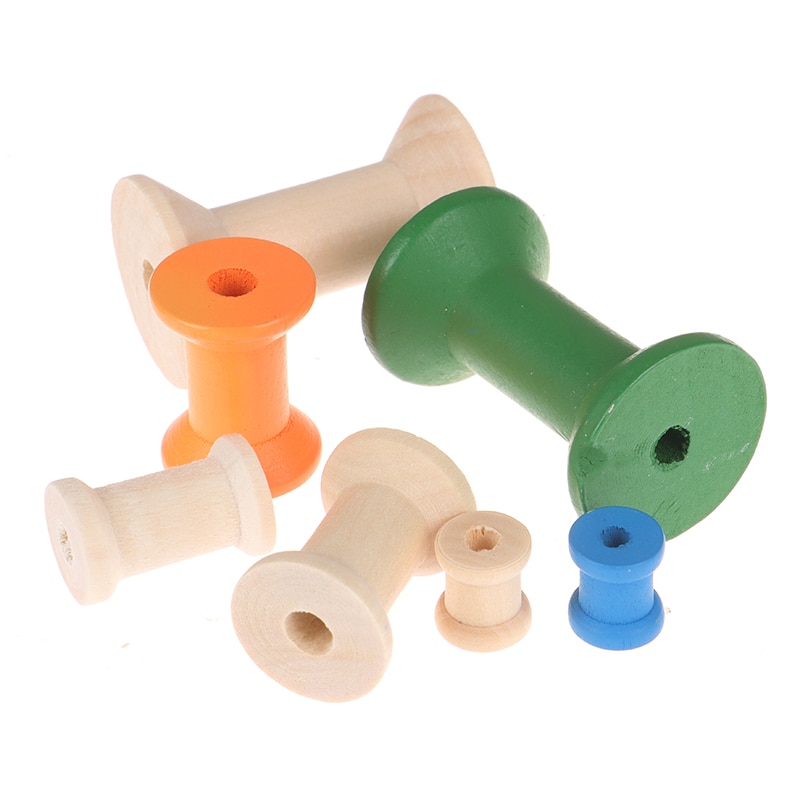 10Pcs/Pack Thread Wire Tools Wooden Bobbins Spools... – Vicedeal