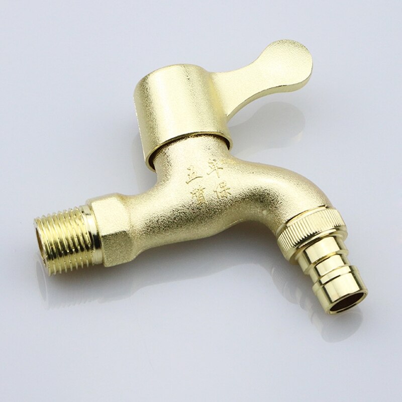 Wall Mount Golden Water Wall Small Tap G1/2' G... – Vicedeal