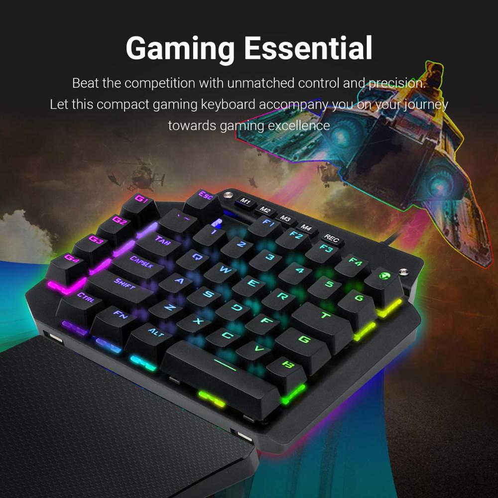 Clavier de jeu mécanique rétro-éclairé rvb redrago... – Grandado