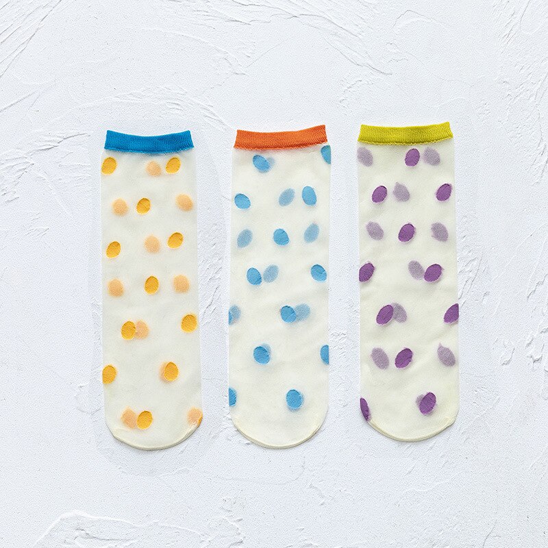 1-8Y 3Pairs Color Mixing Children's Socks Summ... – Grandado