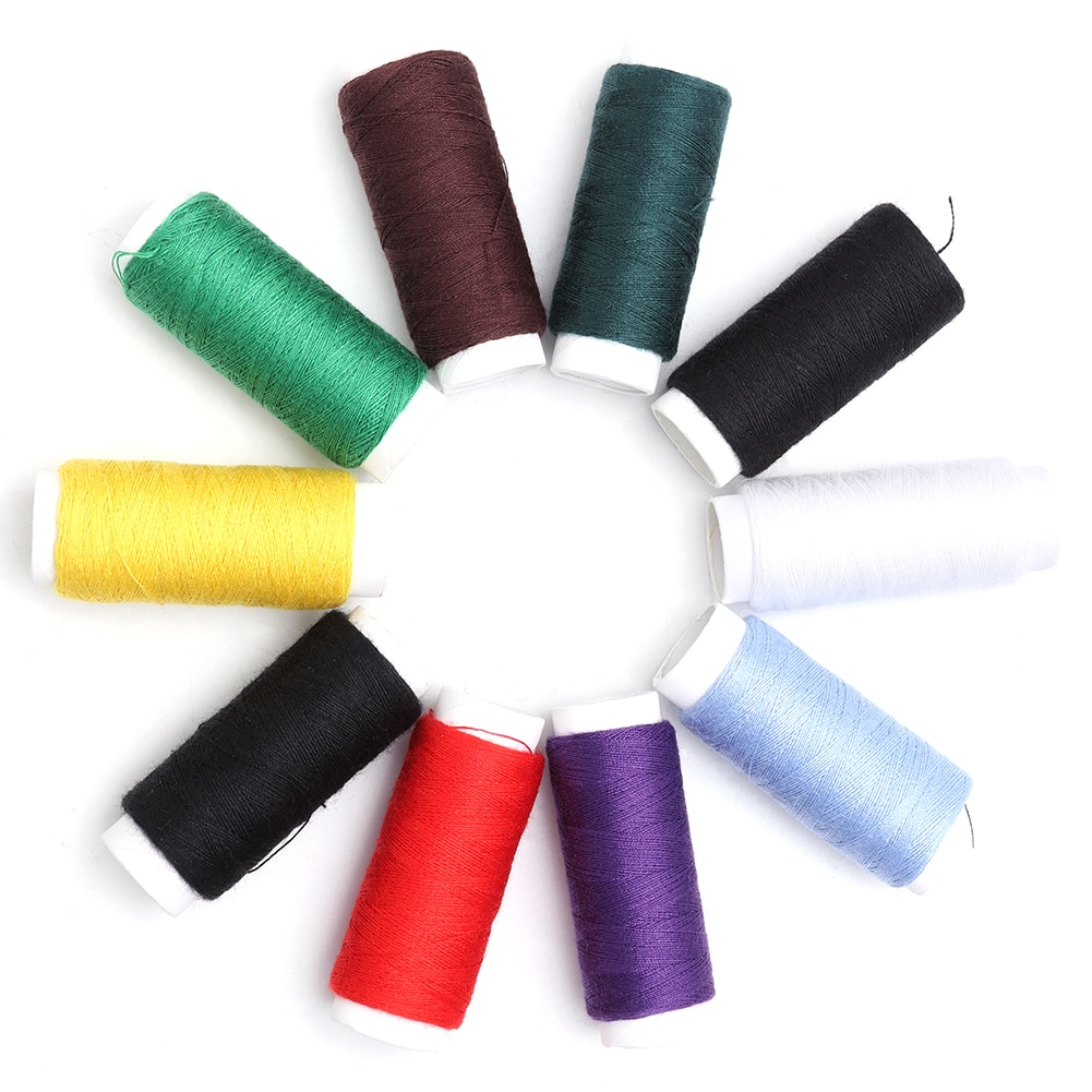 Polyester Sewing Threads 24 Colors 200 Yards Embro... – Vicedeal