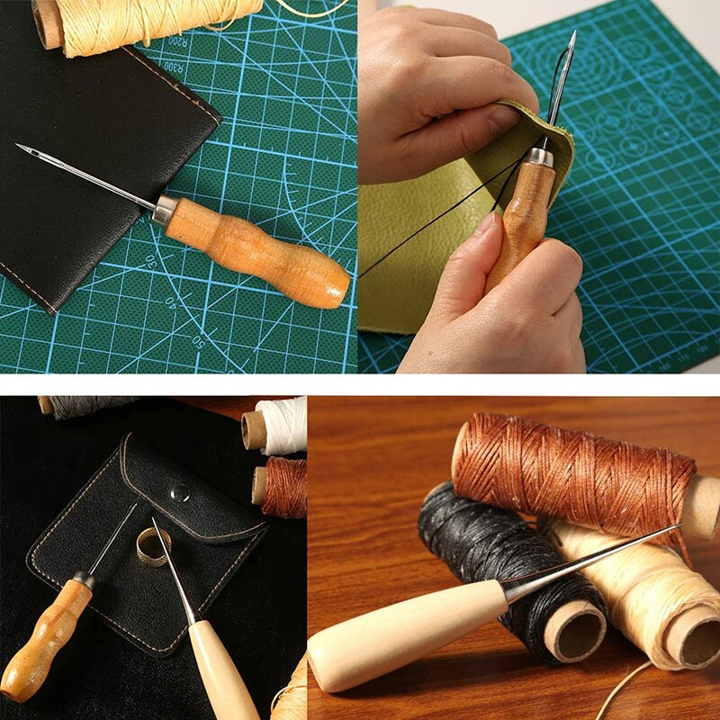 LMDZ Leather Sewing Leather Working Tool Kit Repai... – Grandado