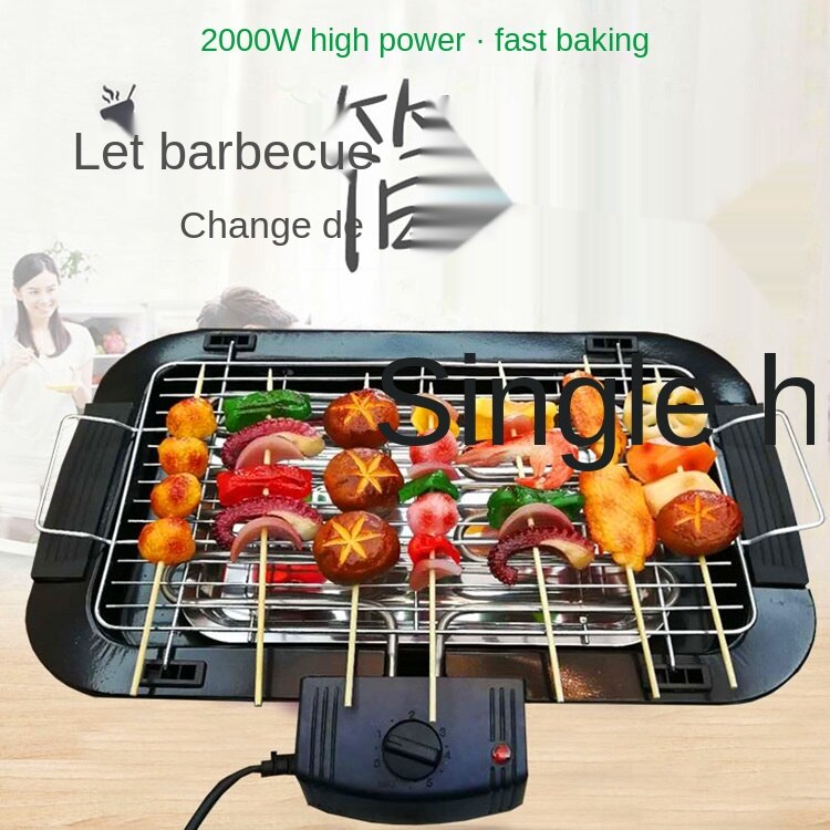 Electric Table Top Grill BBQ Barbecue Garden Campi... – Grandado