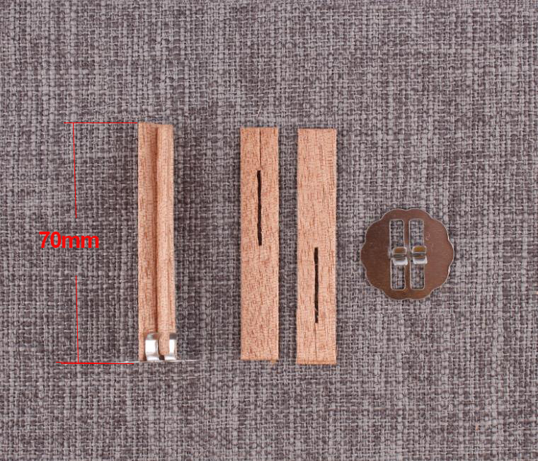 30Pcs/Lot Cross Wooden Candle Wicks Natural Candle... – Grandado