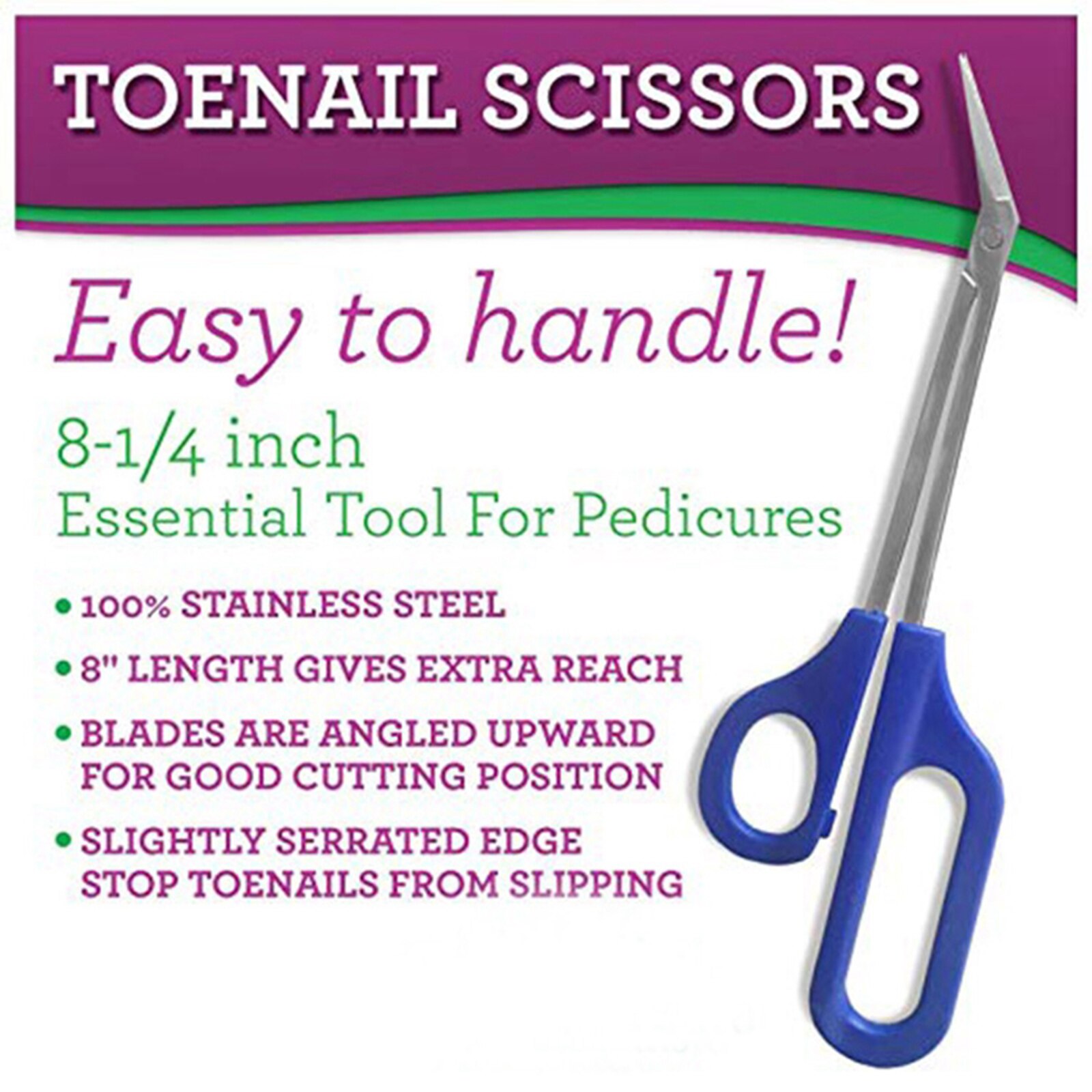 Long Handle Toenail Scissors for Seniors - Perfect... – Vicedeal