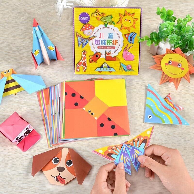 108 Pcs Cartoon Origami Book Paper Arts and Craft ... – Grandado