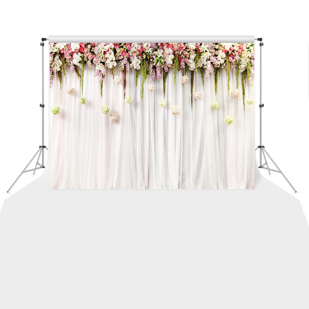 Flower Wall Background Cloth Studio Backdrop Photo... – Grandado