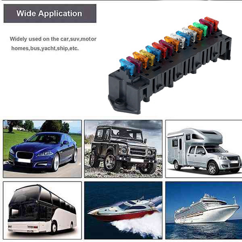15-Way Fuses Box Automotive Multi-Circuit Assembly... – Grandado