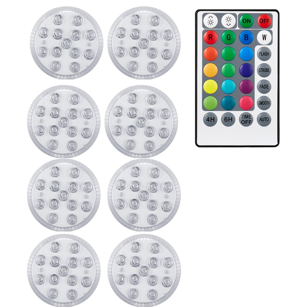Magnetische Zuignappen 13 Led Rgb Submersible Lich... – Vicedeal