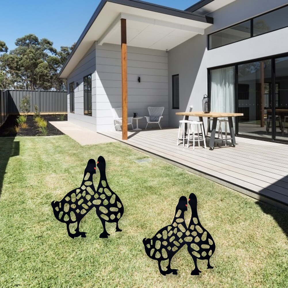 Exquisite Idyllic Duck Cute Hollow Duck Lawn Duck ... – Grandado