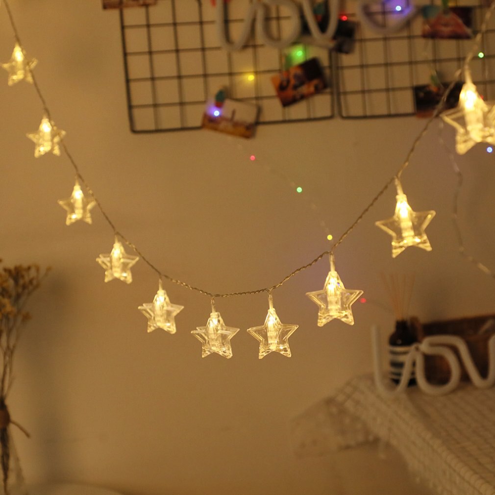 1.5M Led Star Clip Lights String Lights Flashing L... – Grandado