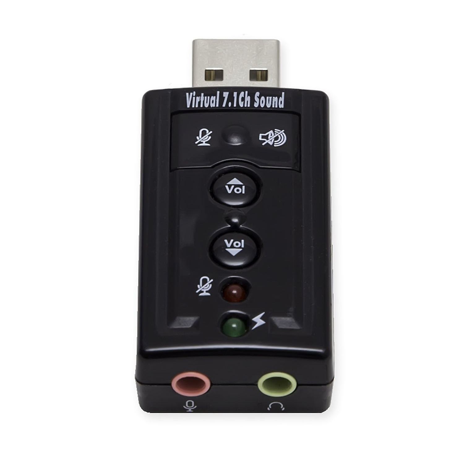 Elisona usb 2.0 externo virtual 7.1 surround adapt... – Grandado