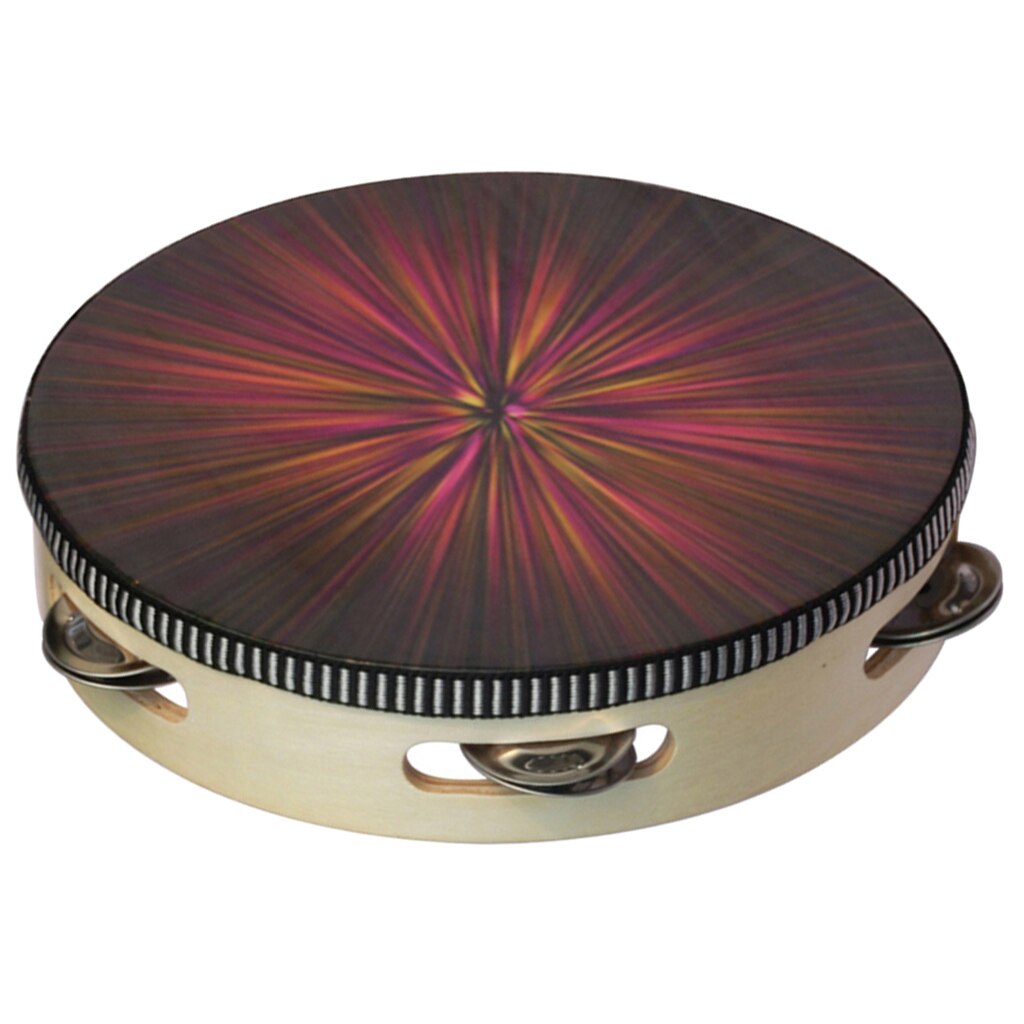 Handheld Tambourine Timbrel Hand Drum 8'' for Part... – Grandado