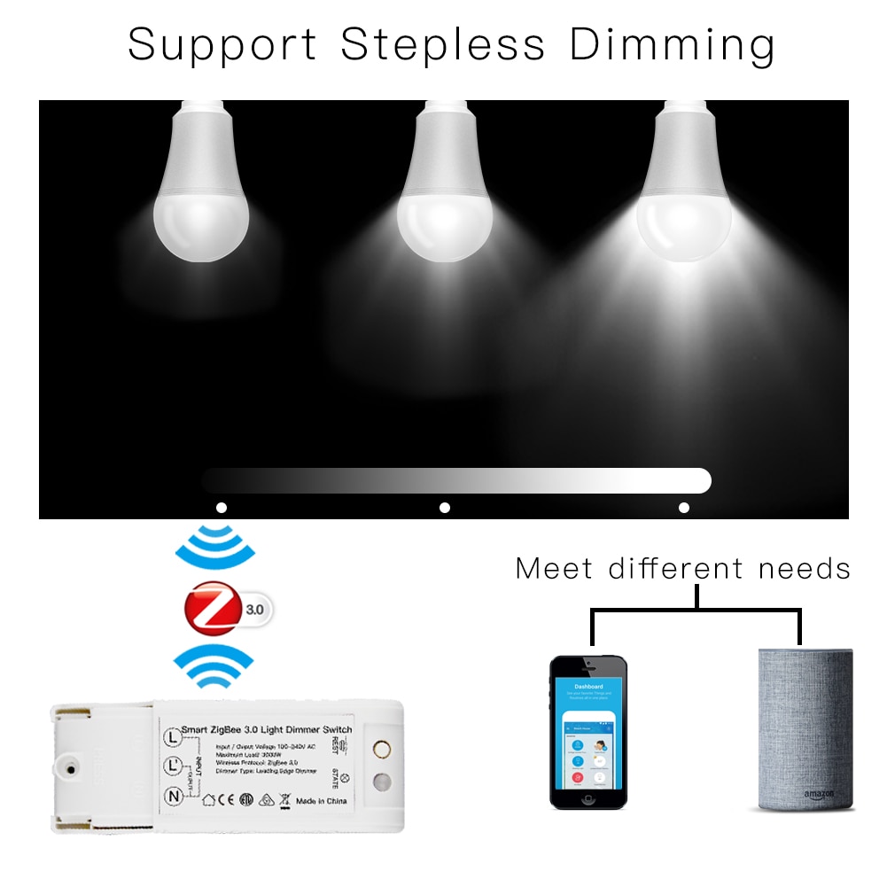Zigbee DIY Smart Home Automation Dimmer Afstandsbe... – Vicedeal