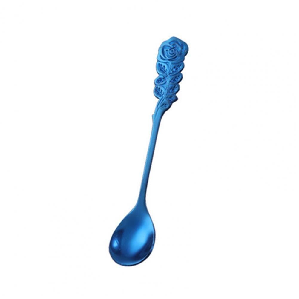 Creativity Coffee Spoon Rose Handle Dessert Stainl... – Grandado