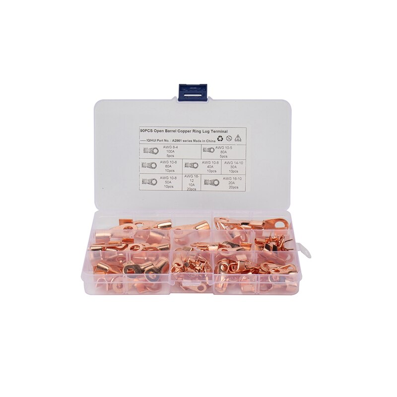 Battery Cable Copper Open Barrel Ring Lug Terminal... – Grandado