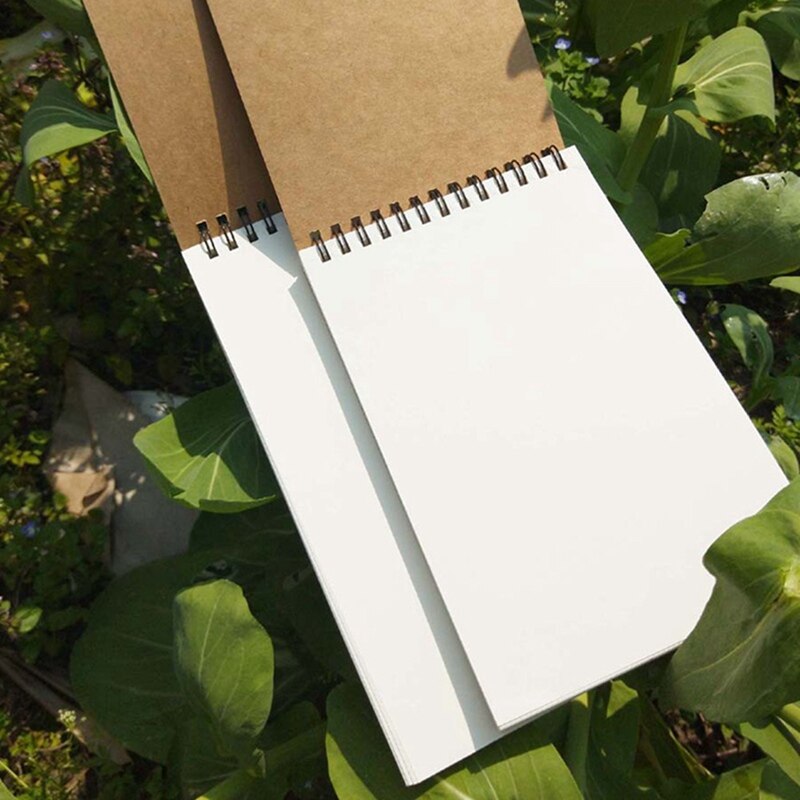 1Pc 50 Sheets Vintage Spiral Coil Paper Drawing Pa... – Vicedeal