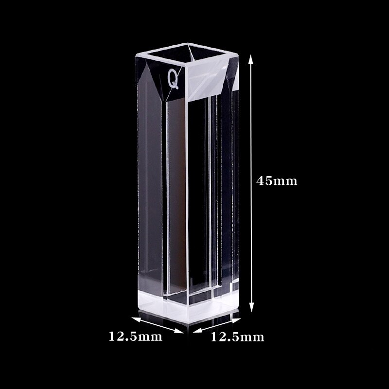 Micro quartz fluorescence cuvette with lid(350ul) – Vicedeal