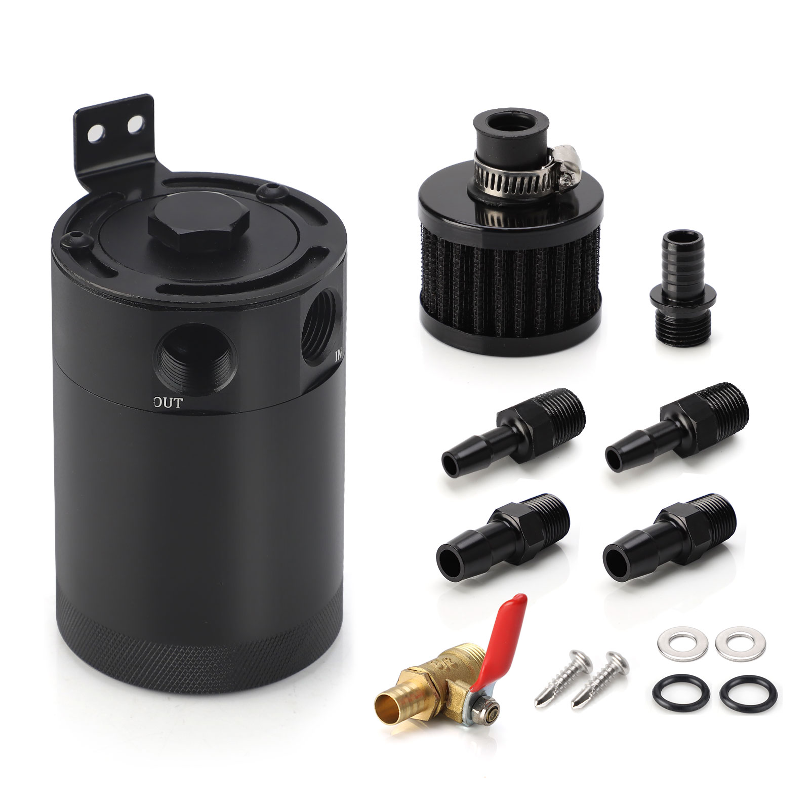 150ml 2-Port Baffled Reservoir with Drain Valve Br... – Grandado