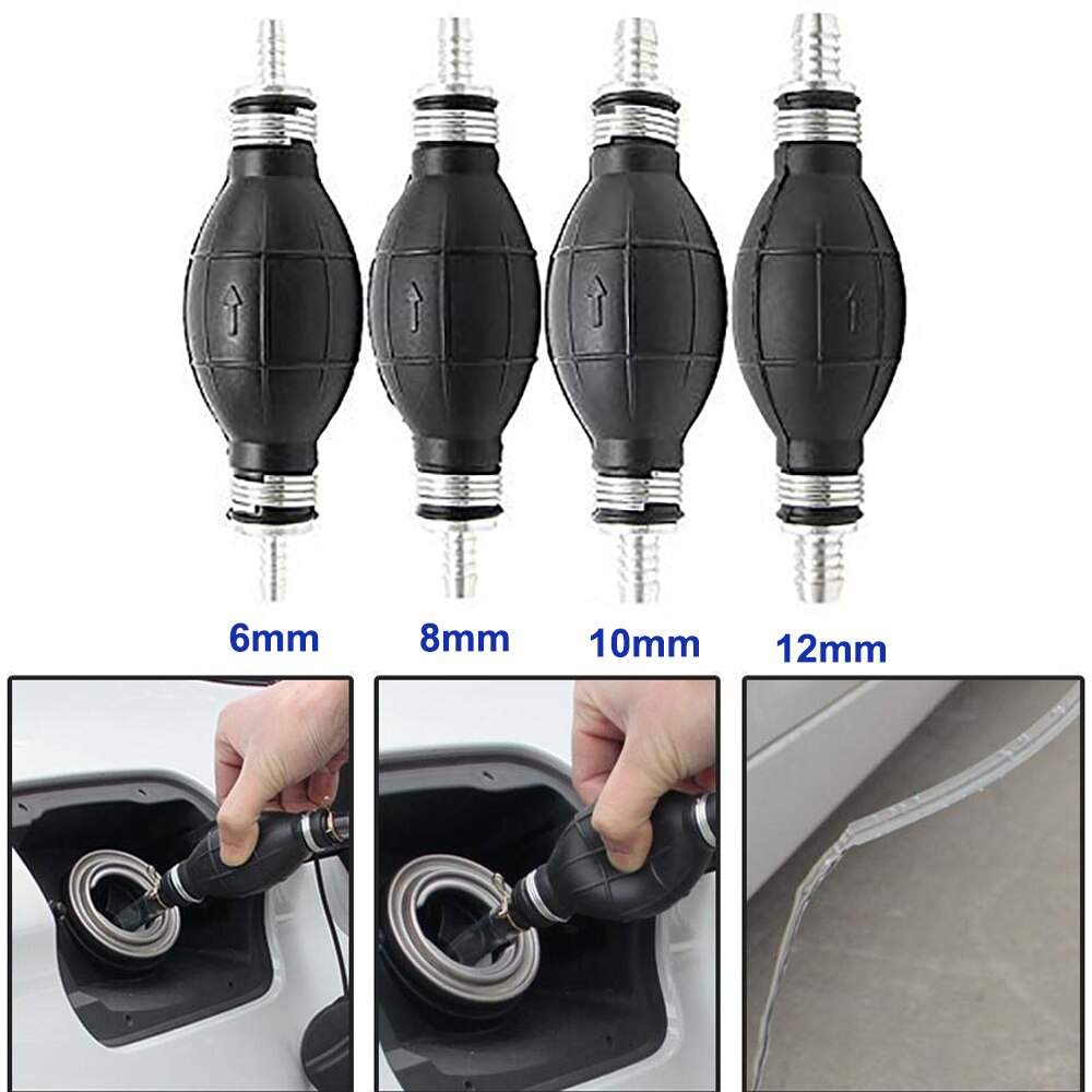 6mm/8mm/10mm/12mm Hand Fuel Pump Line Rubber & Alu... – Grandado
