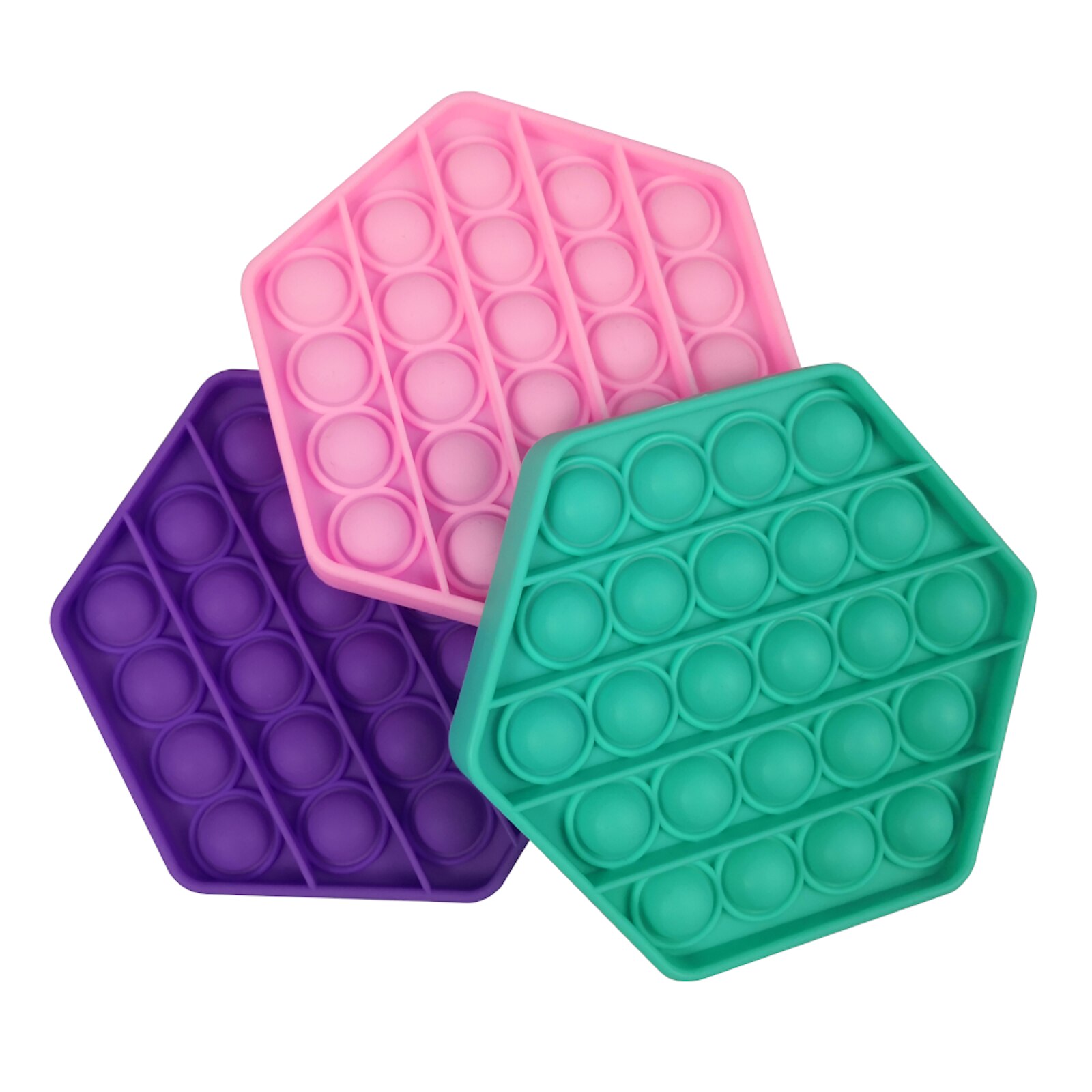 3Pcs Set Push Pop Pop Bubble Sensory Fidget Toy Lo... – Grandado