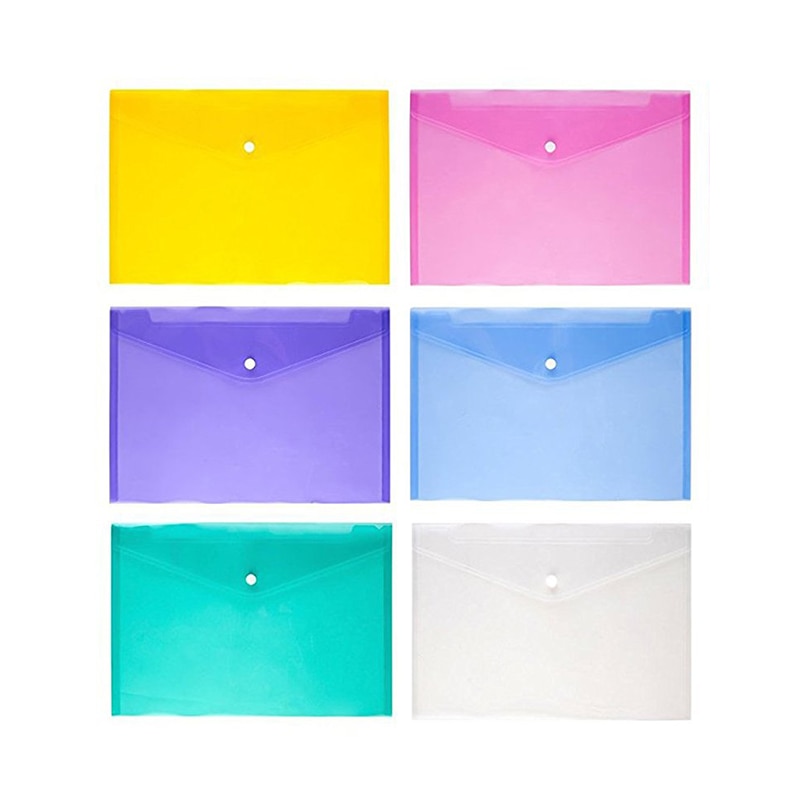 A4 Clear Document Bag Paper File Folder Stationery... – Vicedeal