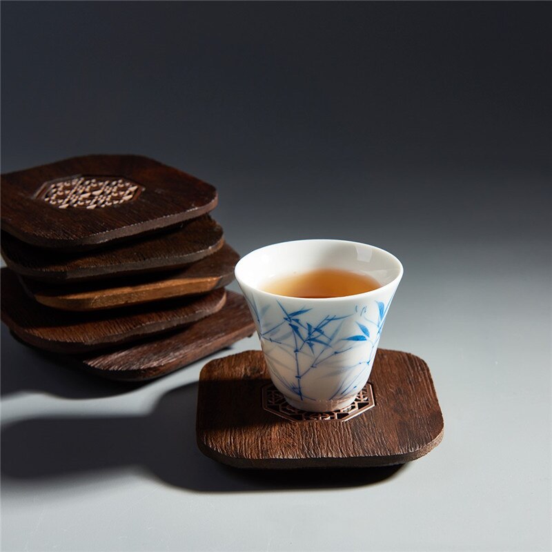 2 stk / mye 8.7 x 8.7cm kopperunderlag i antikk tr... – Grandado