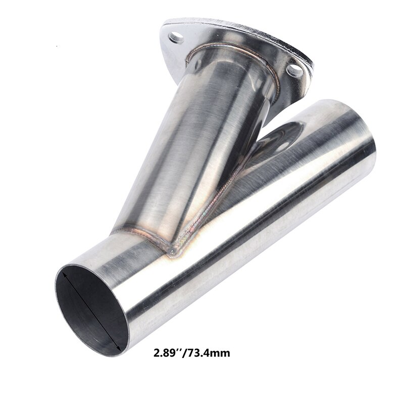 Espeeder 3" Size Stainless Steel Cut Out Pipe Kit Headers Y Pipe ...