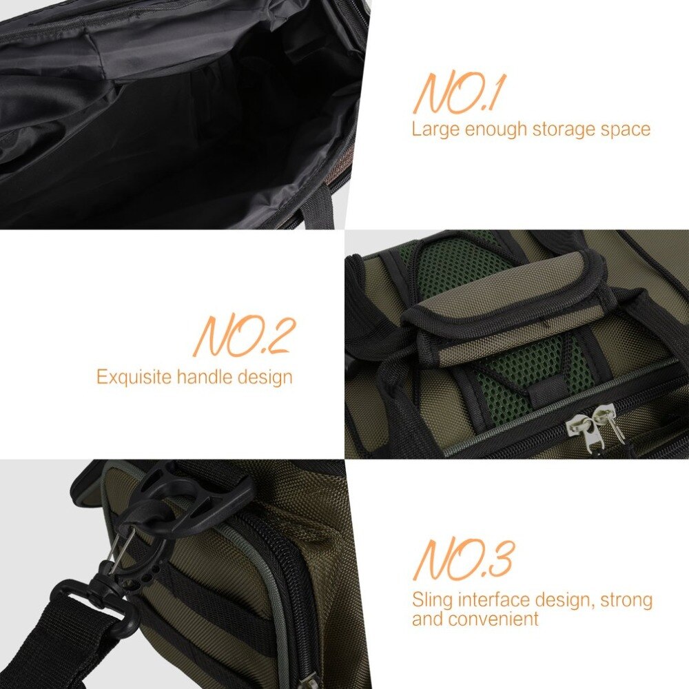 Multifunction Canvas Fishing Bag Large Capacity Lu... – Grandado