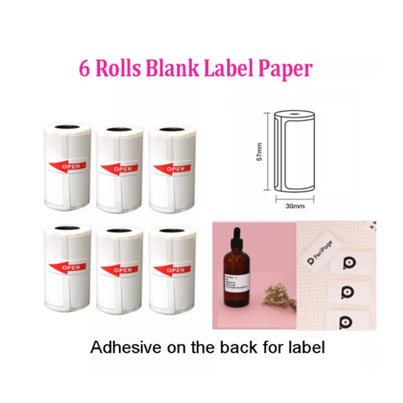 Peripage A6 A9 Paper Adhesive Thermal Sticker Phot... – Vicedeal