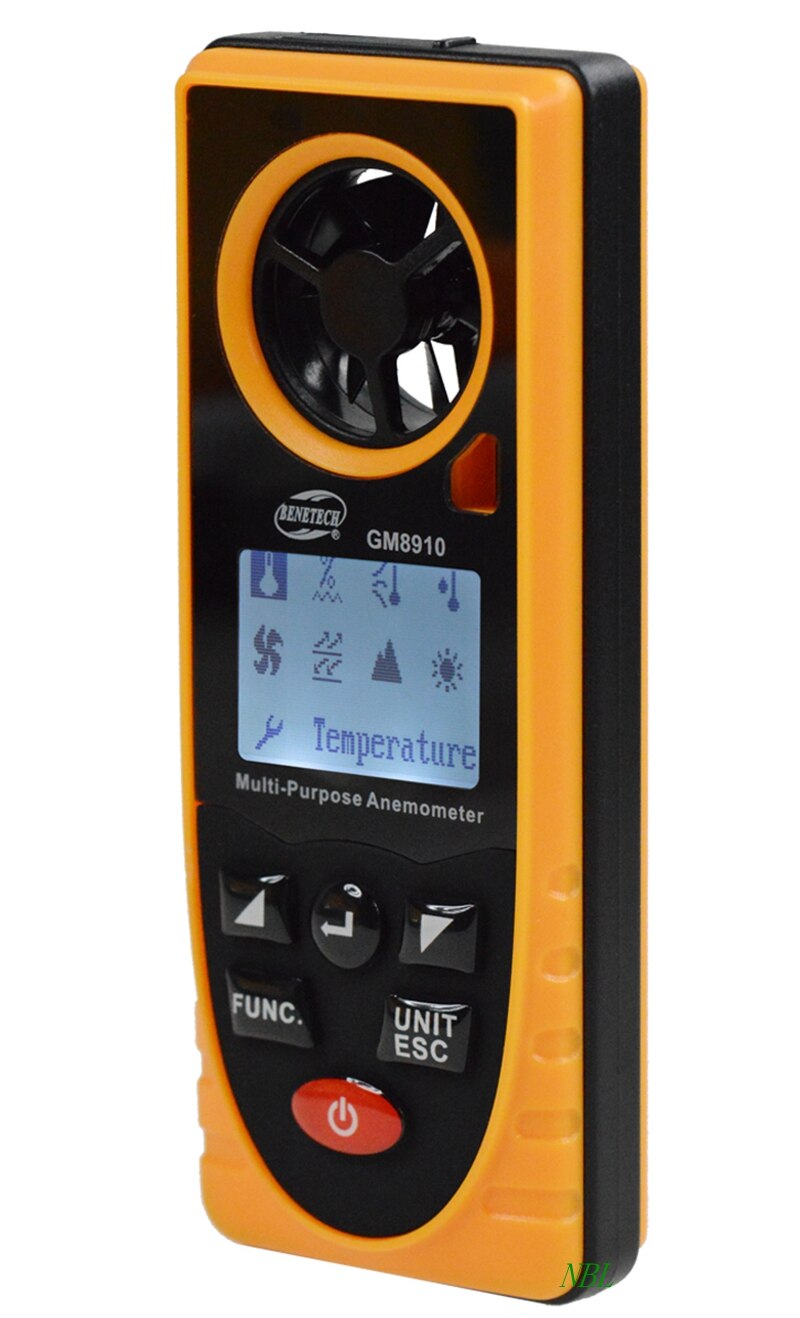 Digital Lcd Multi Purpose Anemometer Temperature H Vicedeal