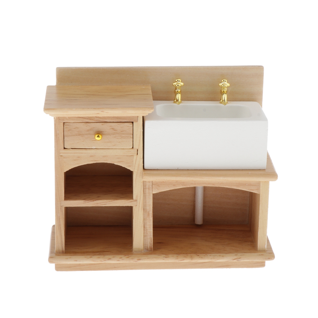 Europese 1:12 poppenhuis meubels mini badkamer was... – Vicedeal