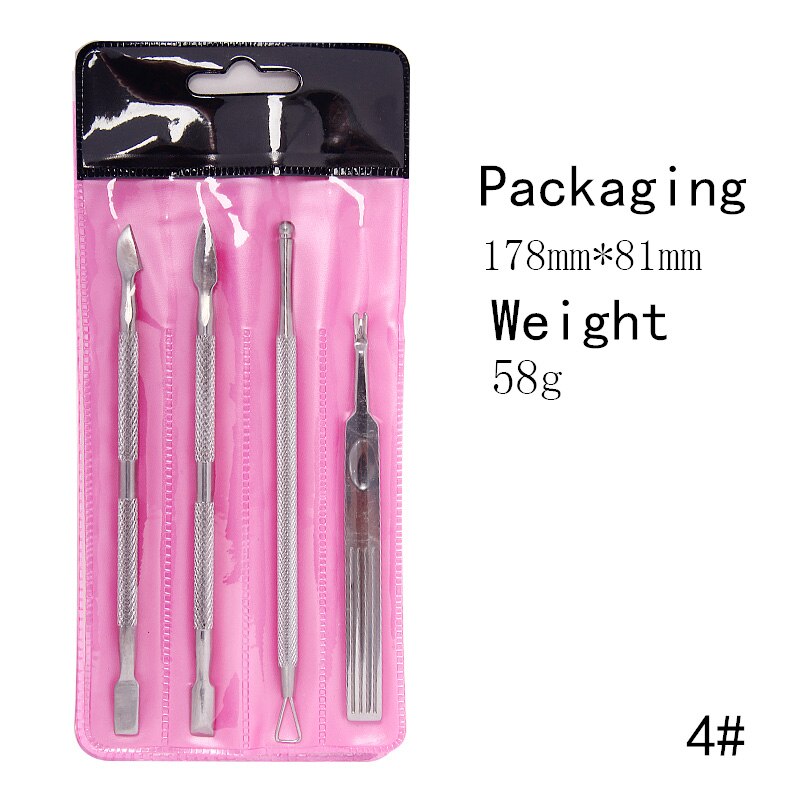 CYSHMILY 5 Type Set Stainless Steel Cuticle Nail P... – Grandado
