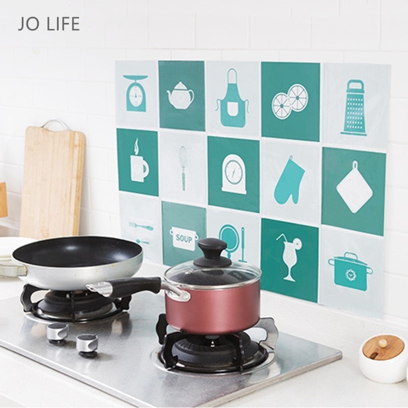 JO LIFE Kitchen Self Adhesive Wallpapers Aluminum ... – Grandado