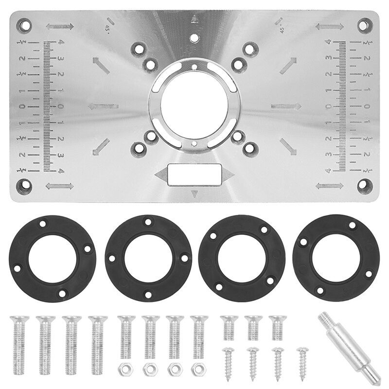 Aluminium Router Table Insert Plate Woodworking Be... – Grandado